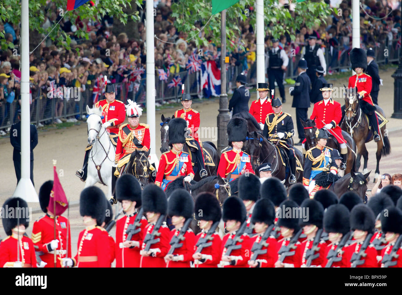 Royal Procession - Master of the Horse and Crown Equerries. "Trooping ...