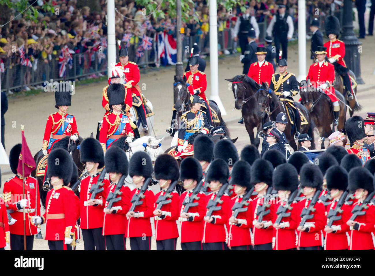 Royal Procession - Master of the Horse and Crown Equerries. "Trooping ...