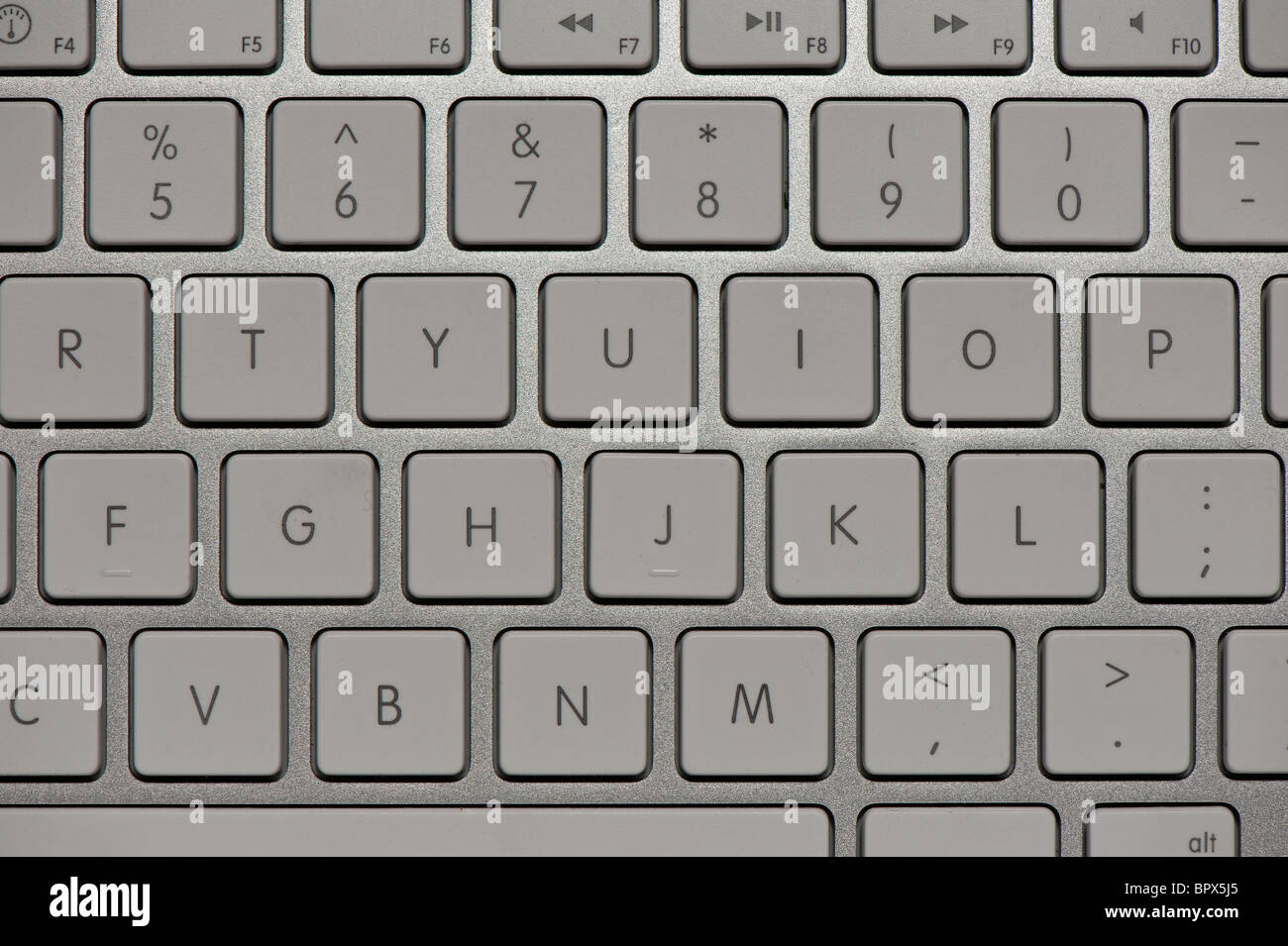 An iMac Apple Macintosh Bluetooth wireless compact keyboard Stock Photo ...