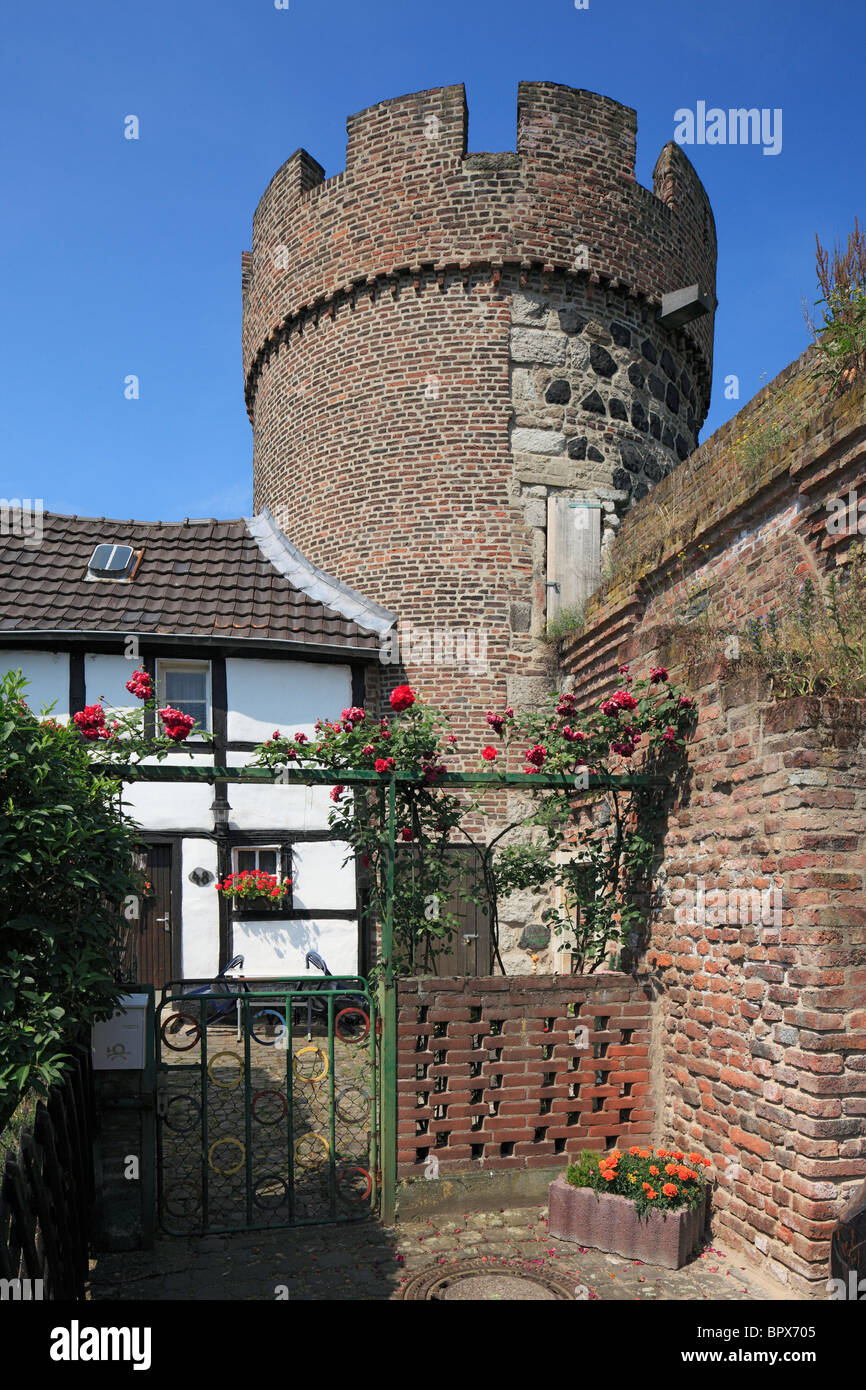 Mittelalter feste zons stadtmauer mit hi-res stock photography and ...