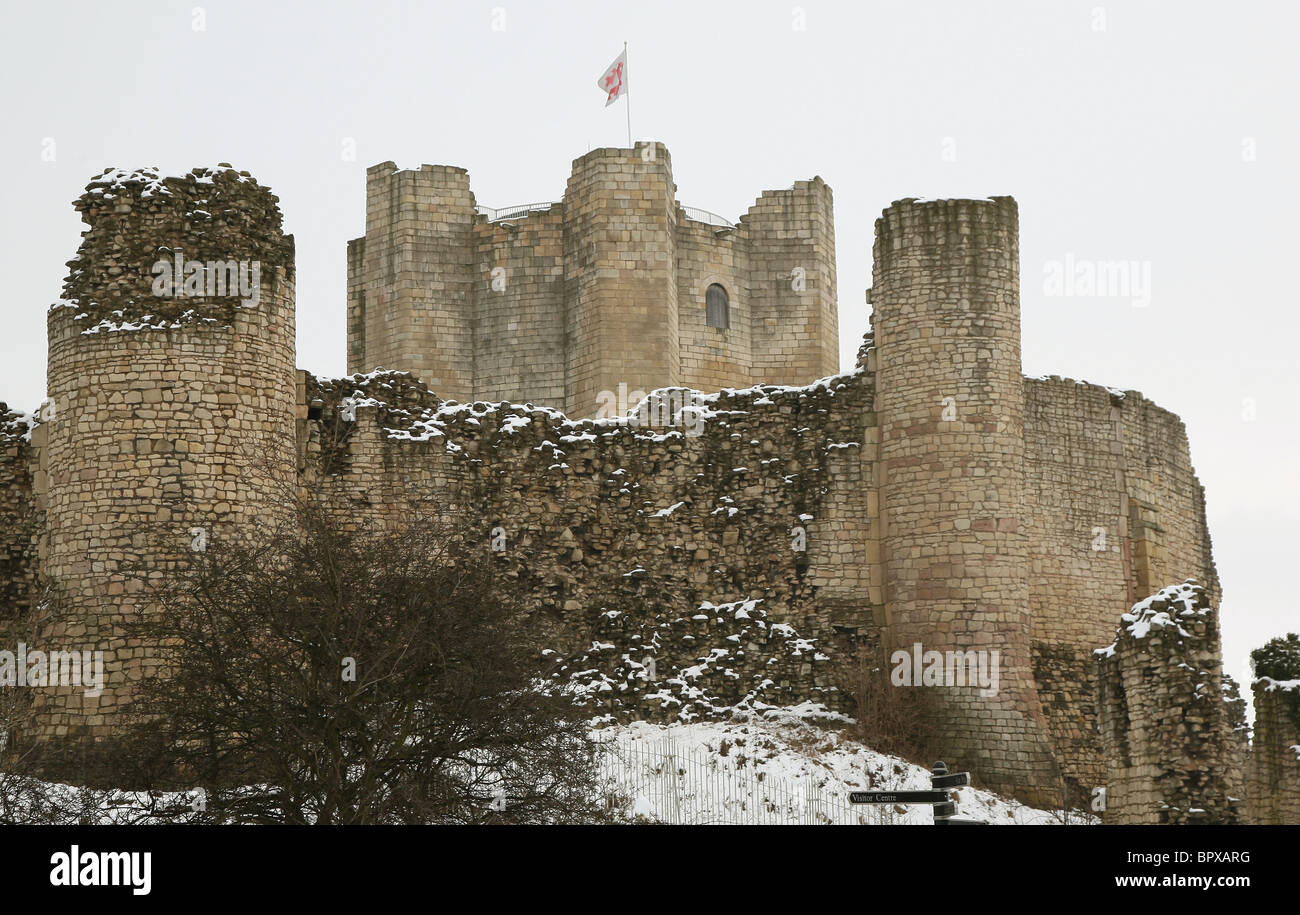 Conisbrough Castle on Castle Hill Conisbrough near Doncaster South ...