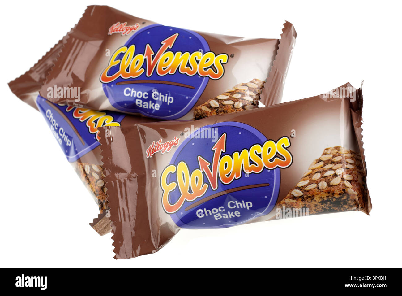 Three packets of Kellogg's elevenses choc chip bake Stock Photo - Alamy