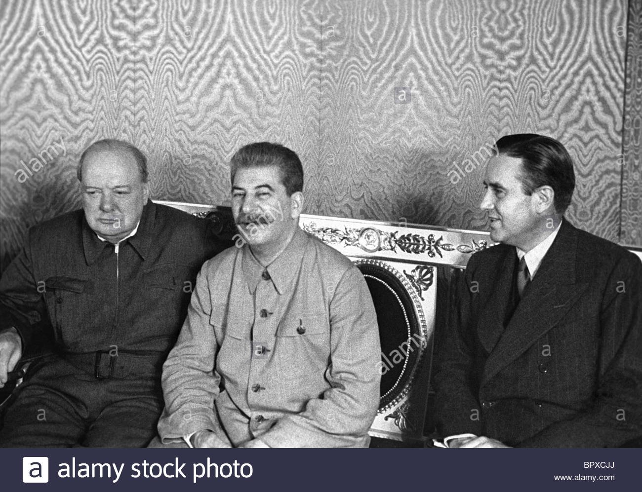 Tehran Conference 1943 Winston Churchill Stock Photos & Tehran ...