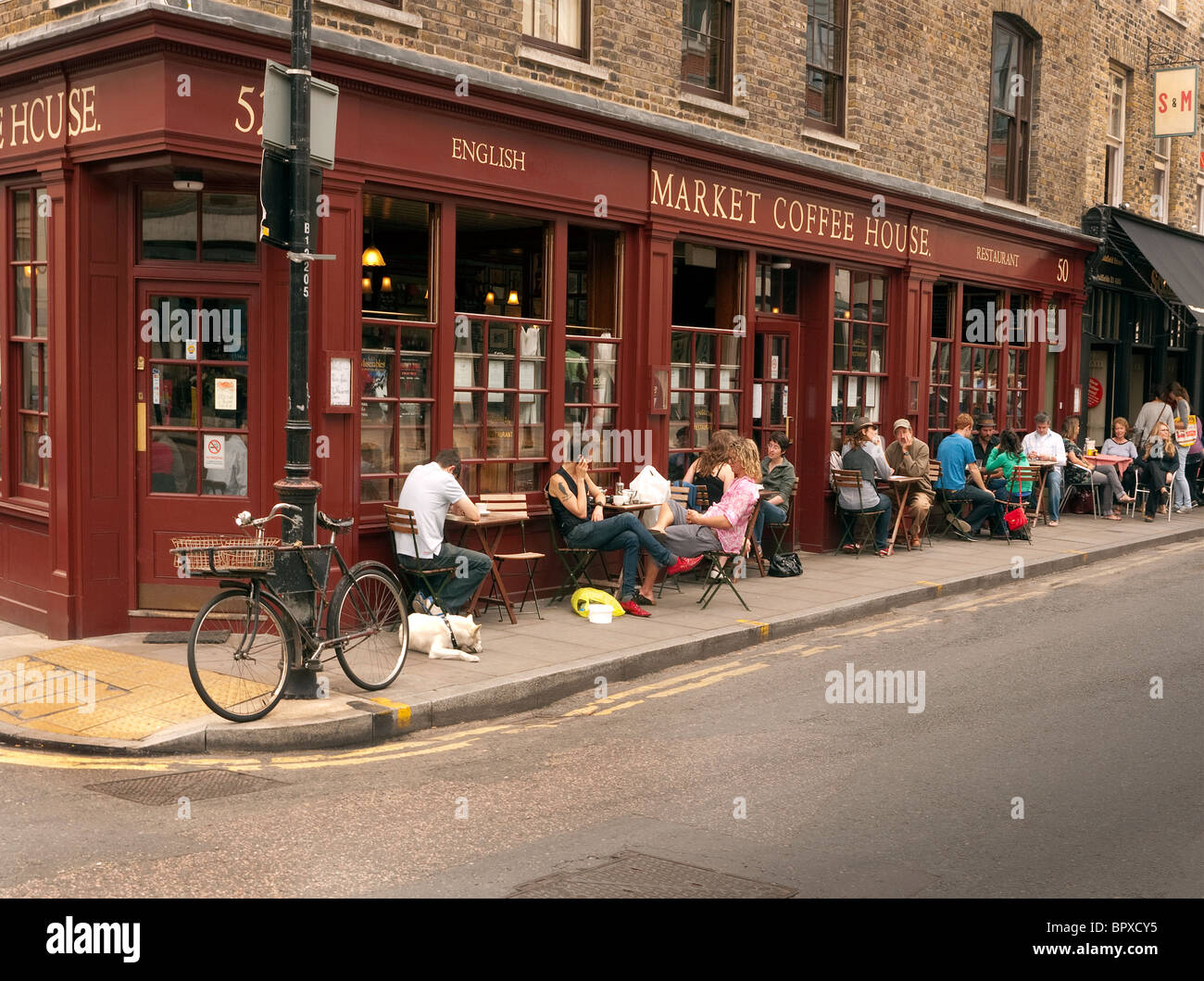 Market Coffee House Spitalfields London UK Stock Photo - Alamy