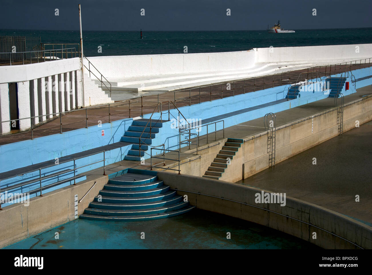 Penzance Cornwall UK Sea Lido Swimming Pool Stock Photo - Alamy