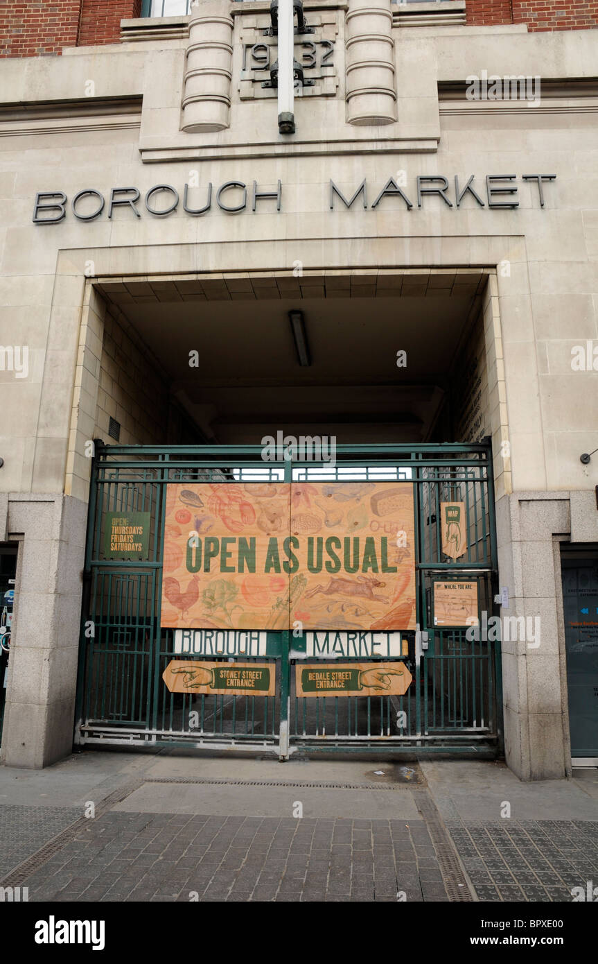 Borough market sign hi-res stock photography and images - Alamy