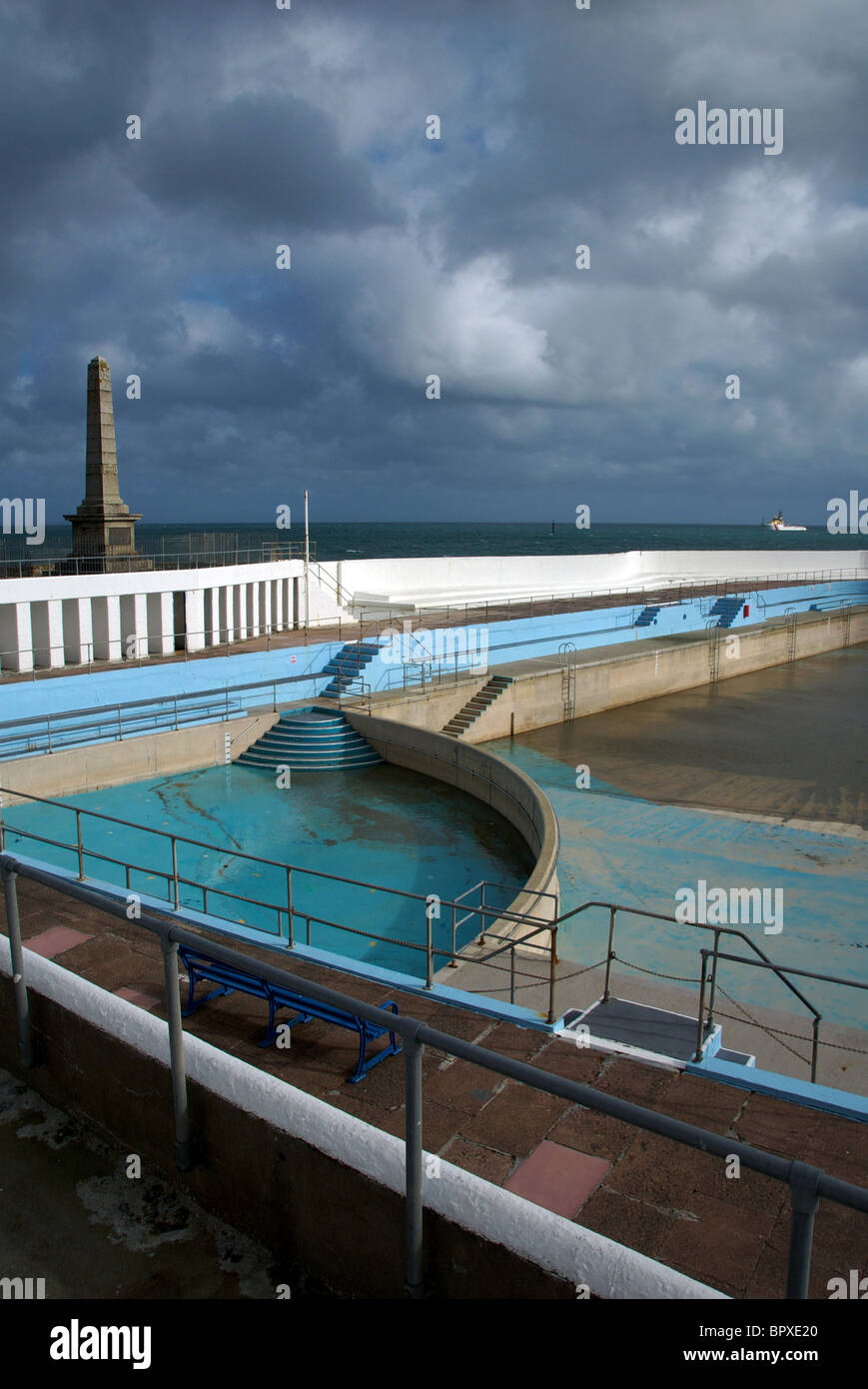 Penzance Cornwall UK Sea Lido Swimming Pool Stock Photo - Alamy