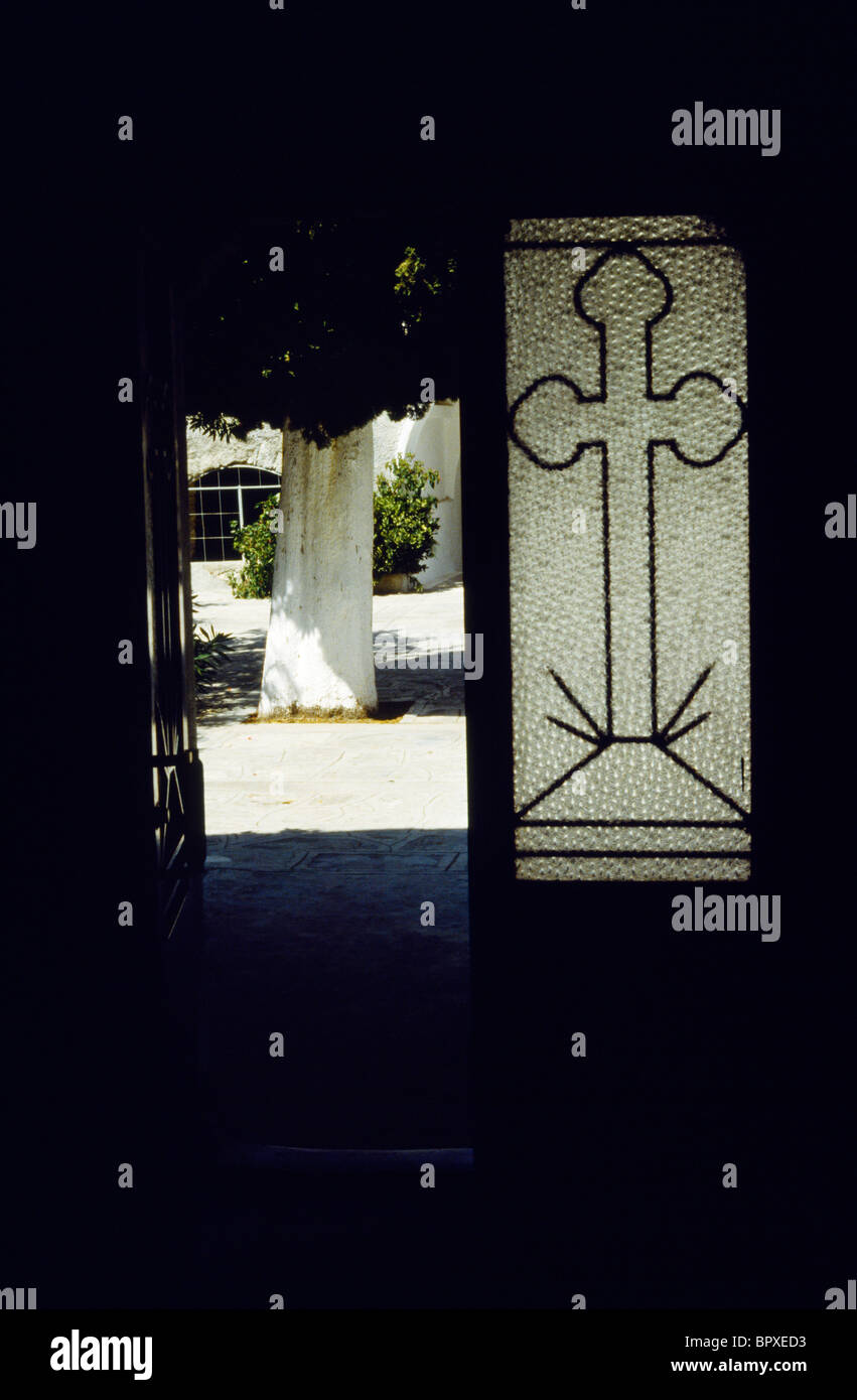 Samos Greece Monastery Door Stock Photo - Alamy