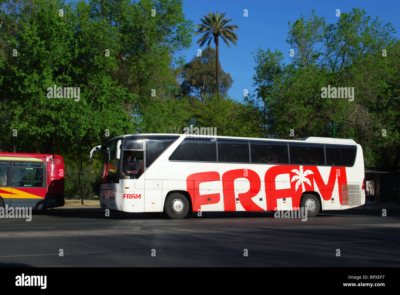 Seville bus hi-res stock photography and images - Alamy