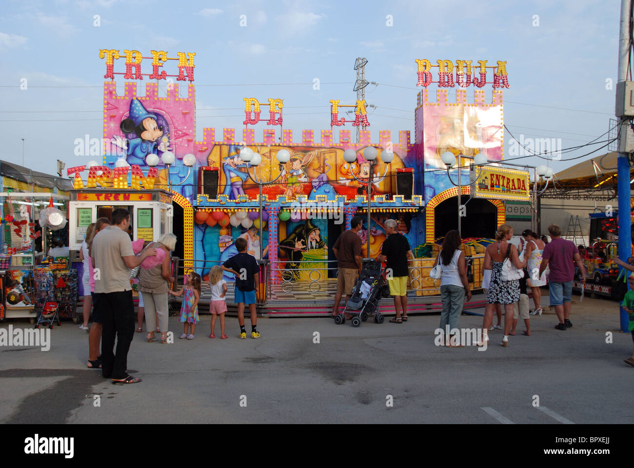Fairground ghost train hi-res stock photography and images - Alamy
