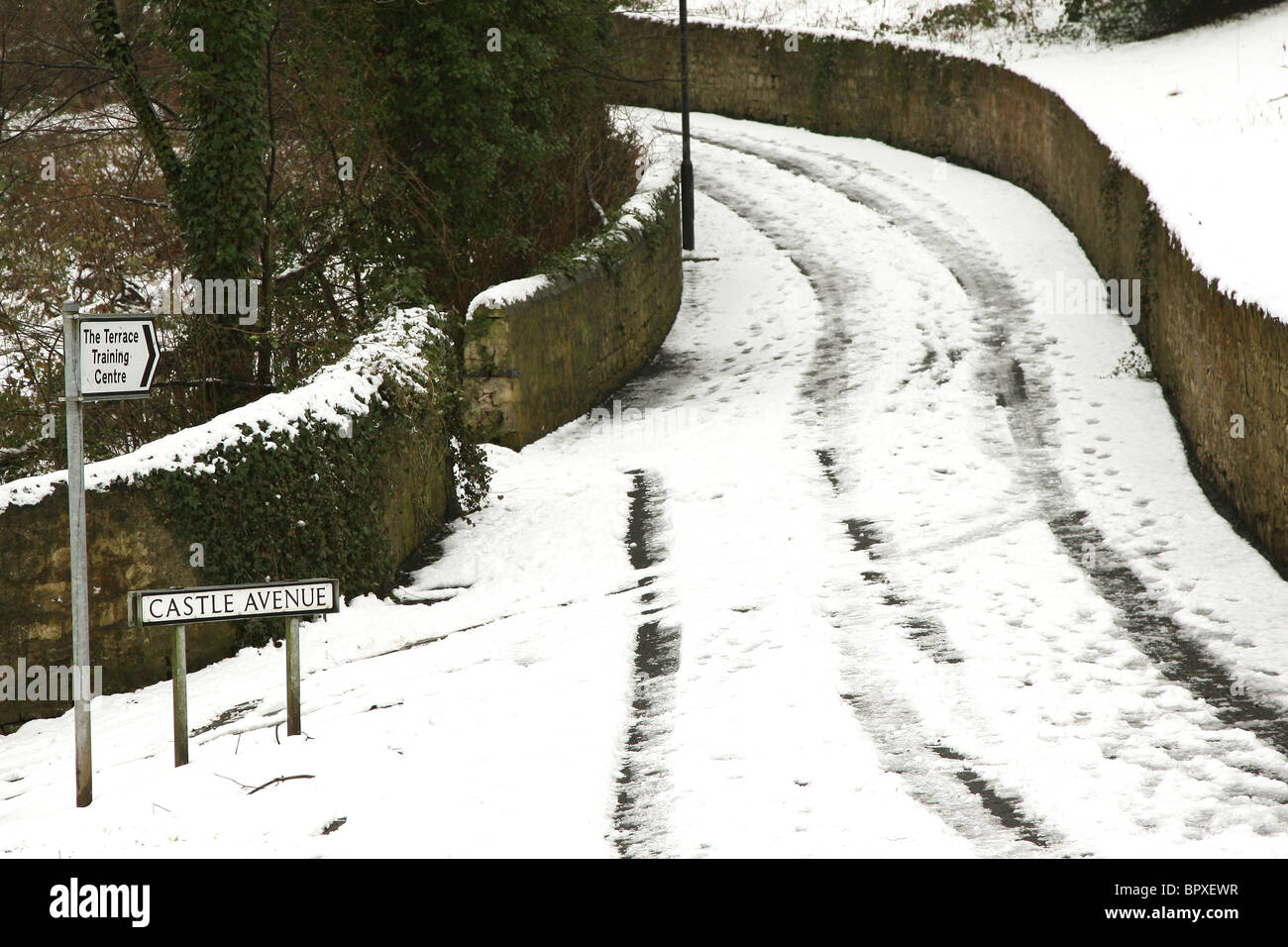 Conisbrough castle winter hi-res stock photography and images - Alamy