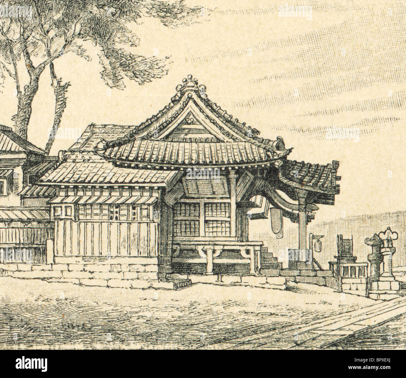 Temple Tsurugaoka Hachiman-gu Stock Photo - Alamy