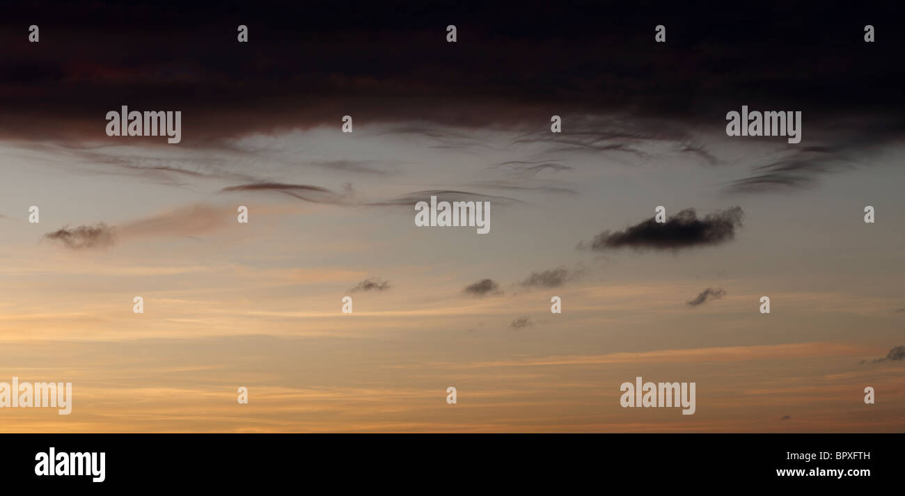 Cloudscape sky after sunset Stock Photo - Alamy