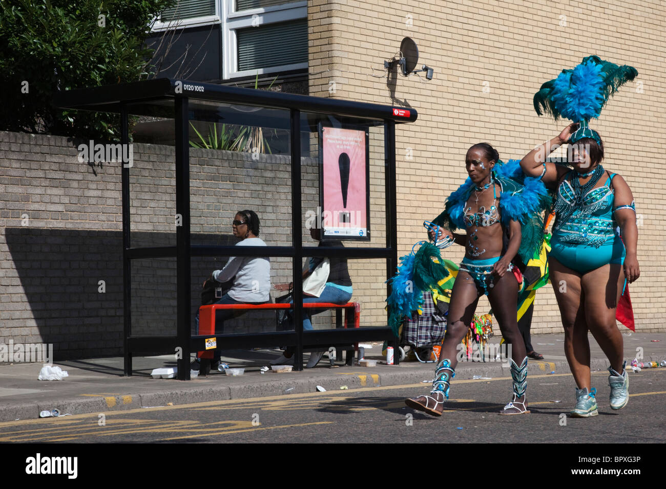 Notting Hill Carnival parade, London, England, United Kingdom Stock ...