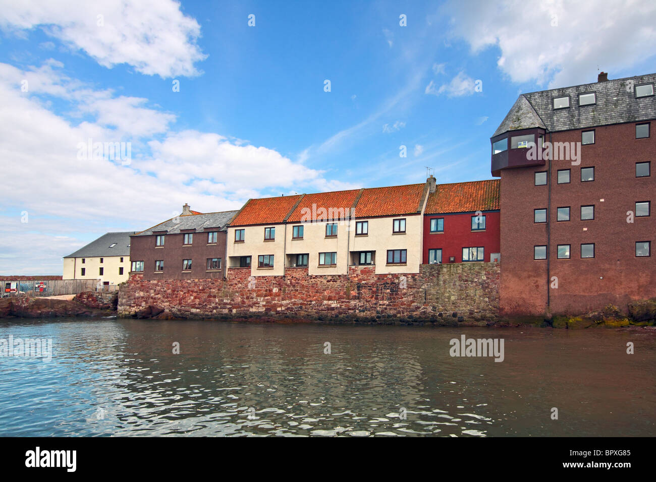 Architecture in an old fishing town, Dunbar Stock Photo - Alamy