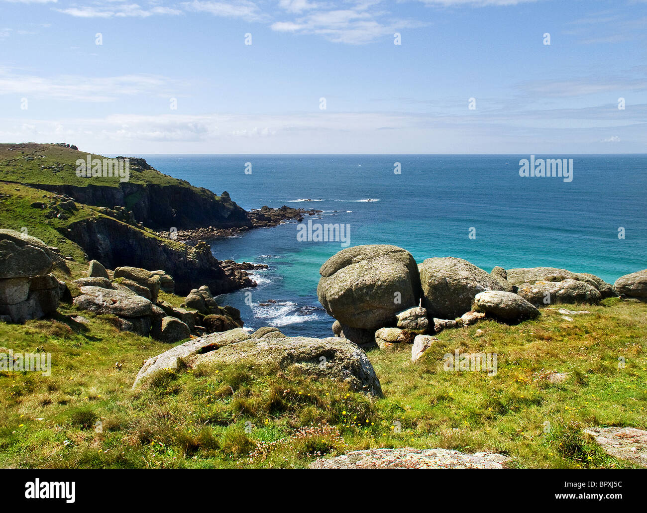 Rocky coast cove in south hi-res stock photography and images - Alamy