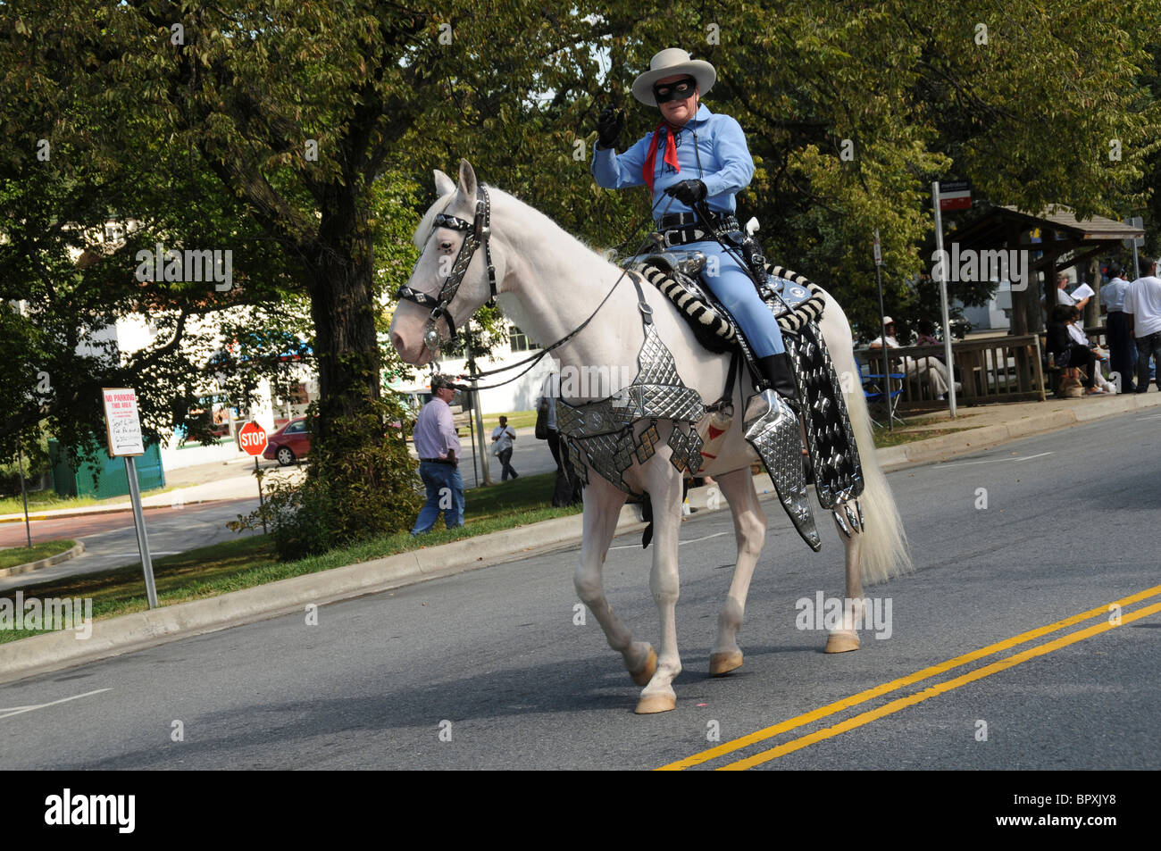 a 1959's western TV star The Lone Ranger and his faithful horse Silver ...