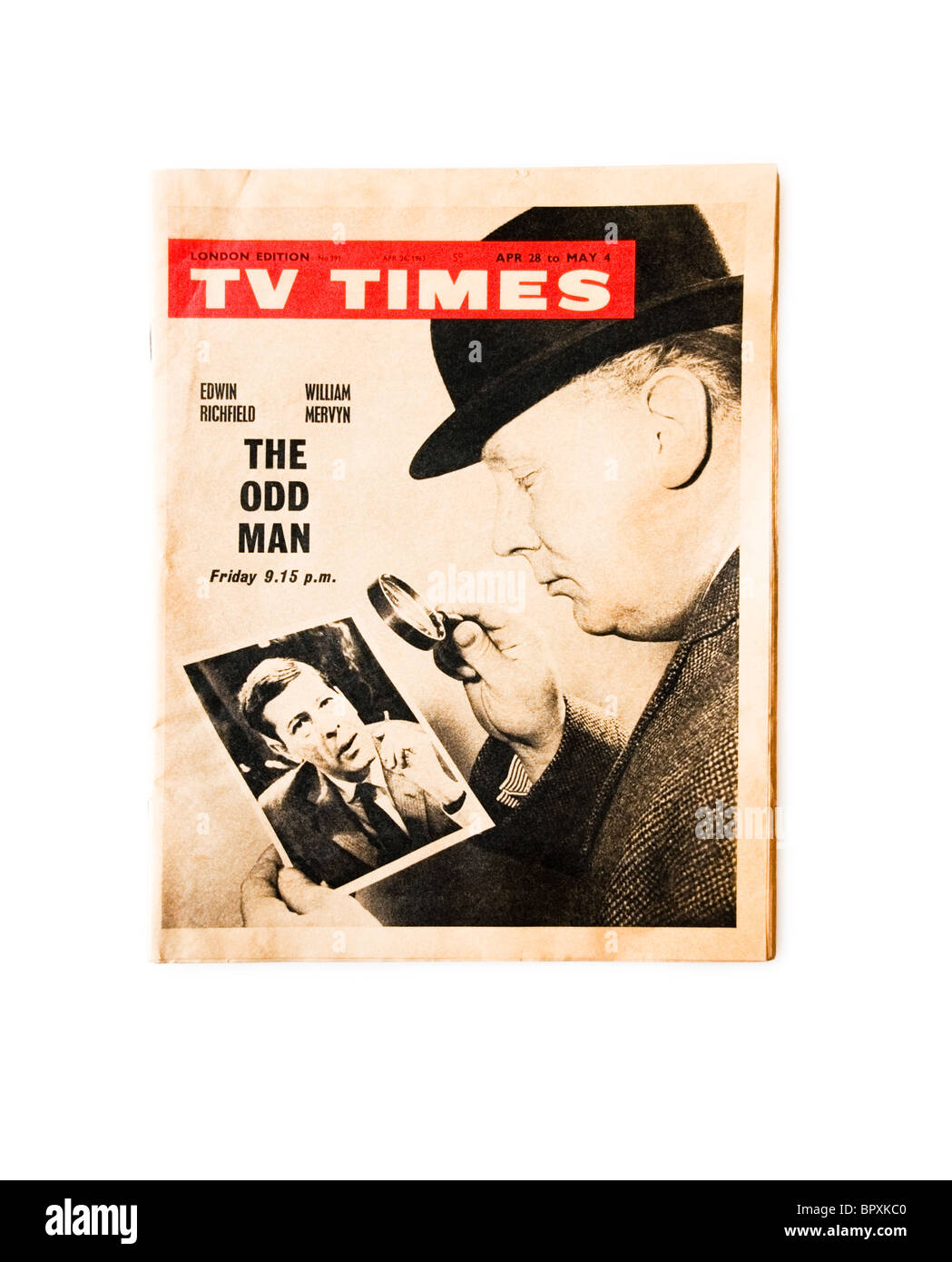 Front cover design of TV Times, London Edition, 1963 with headline ...