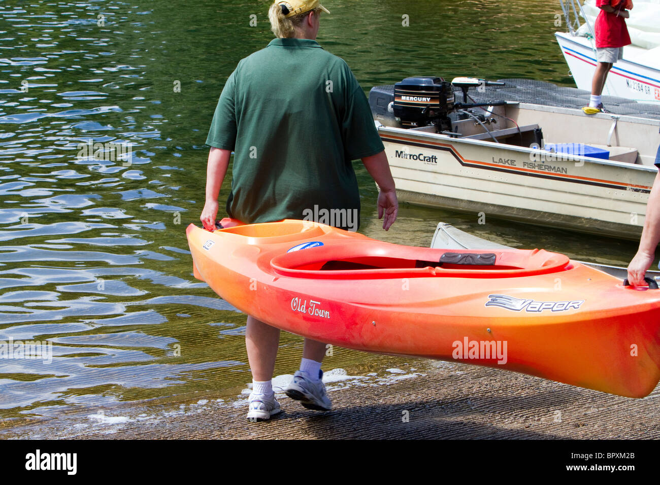 Orange kayak hi-res stock photography and images - Alamy