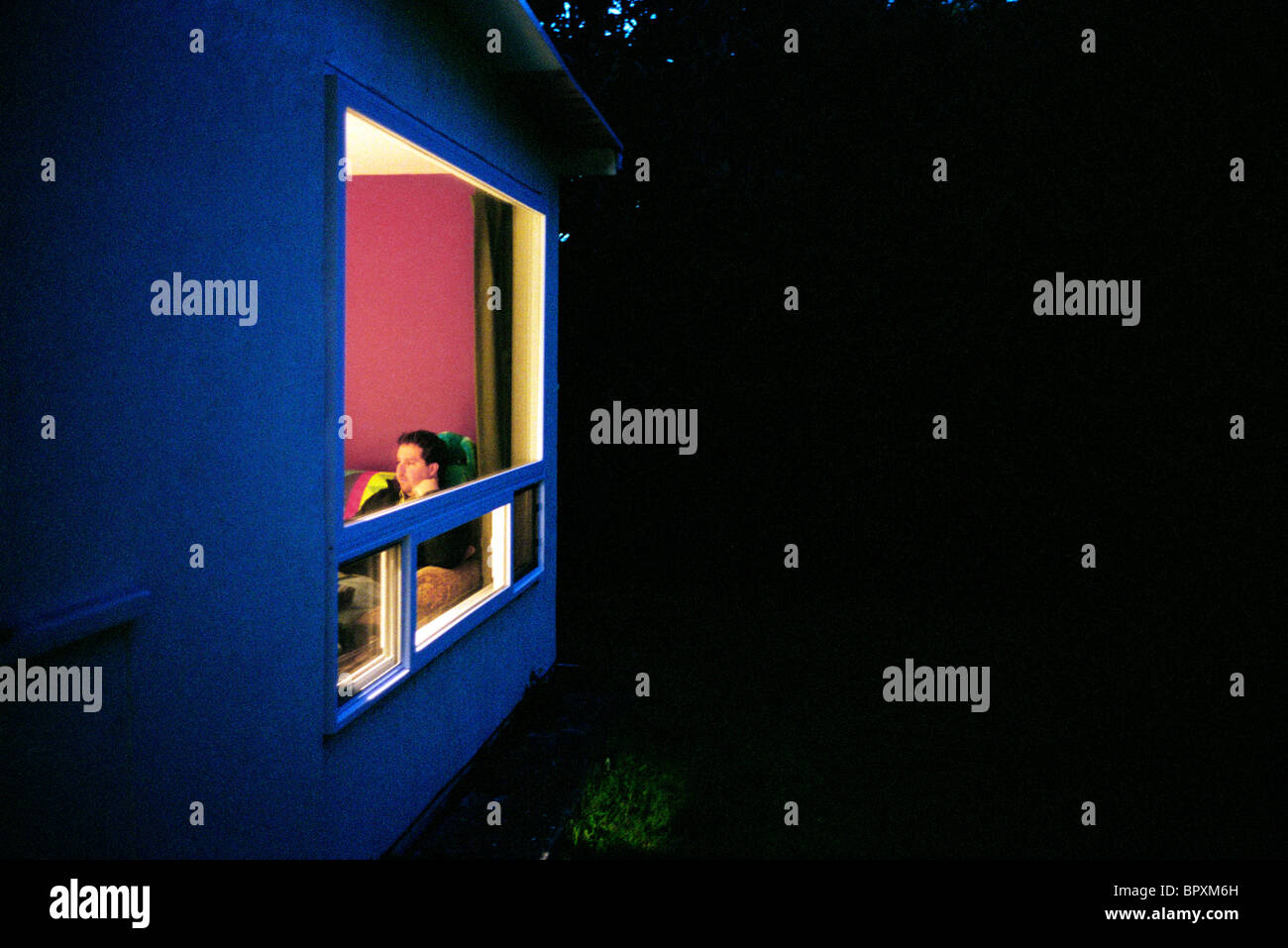 Man voyeur window hi-res stock photography and images - Alamy