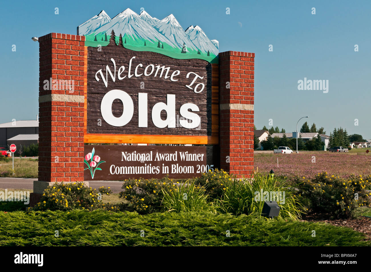 Welcome to alberta sign hi-res stock photography and images - Alamy