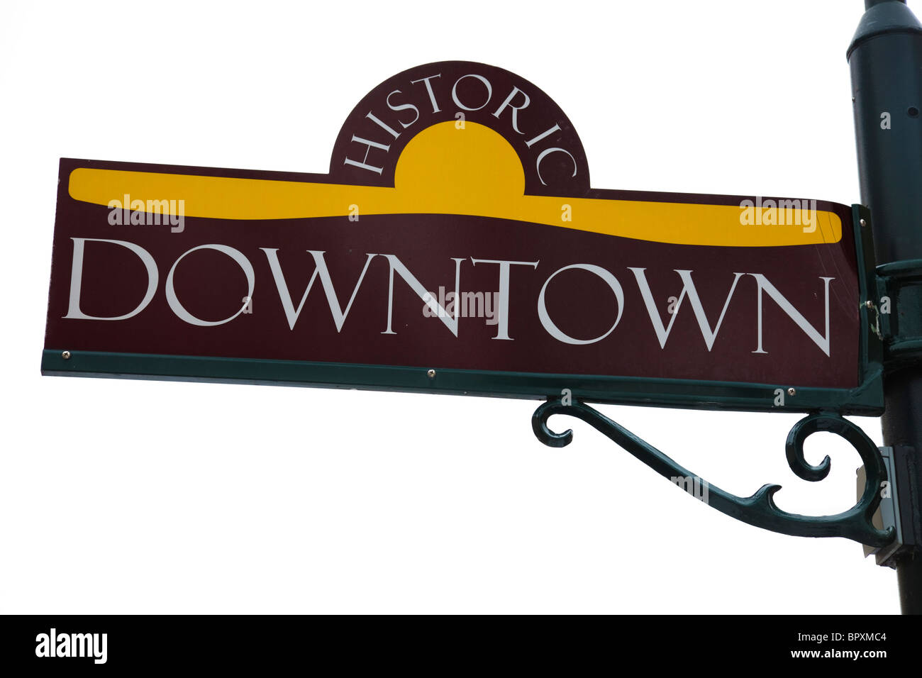 Downtown sign hi-res stock photography and images - Alamy