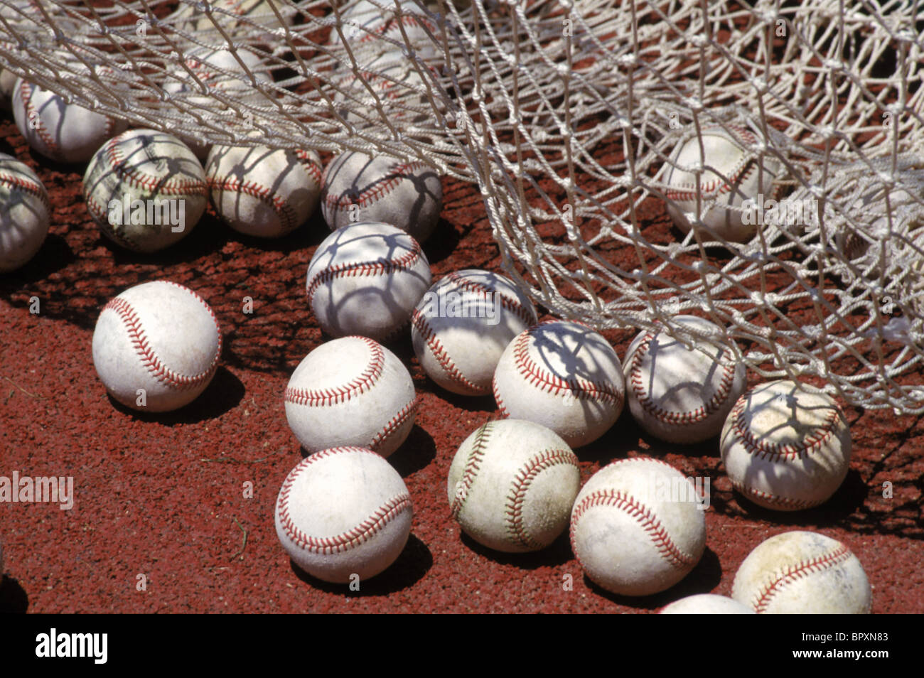Many baseballs hi-res stock photography and images - Alamy
