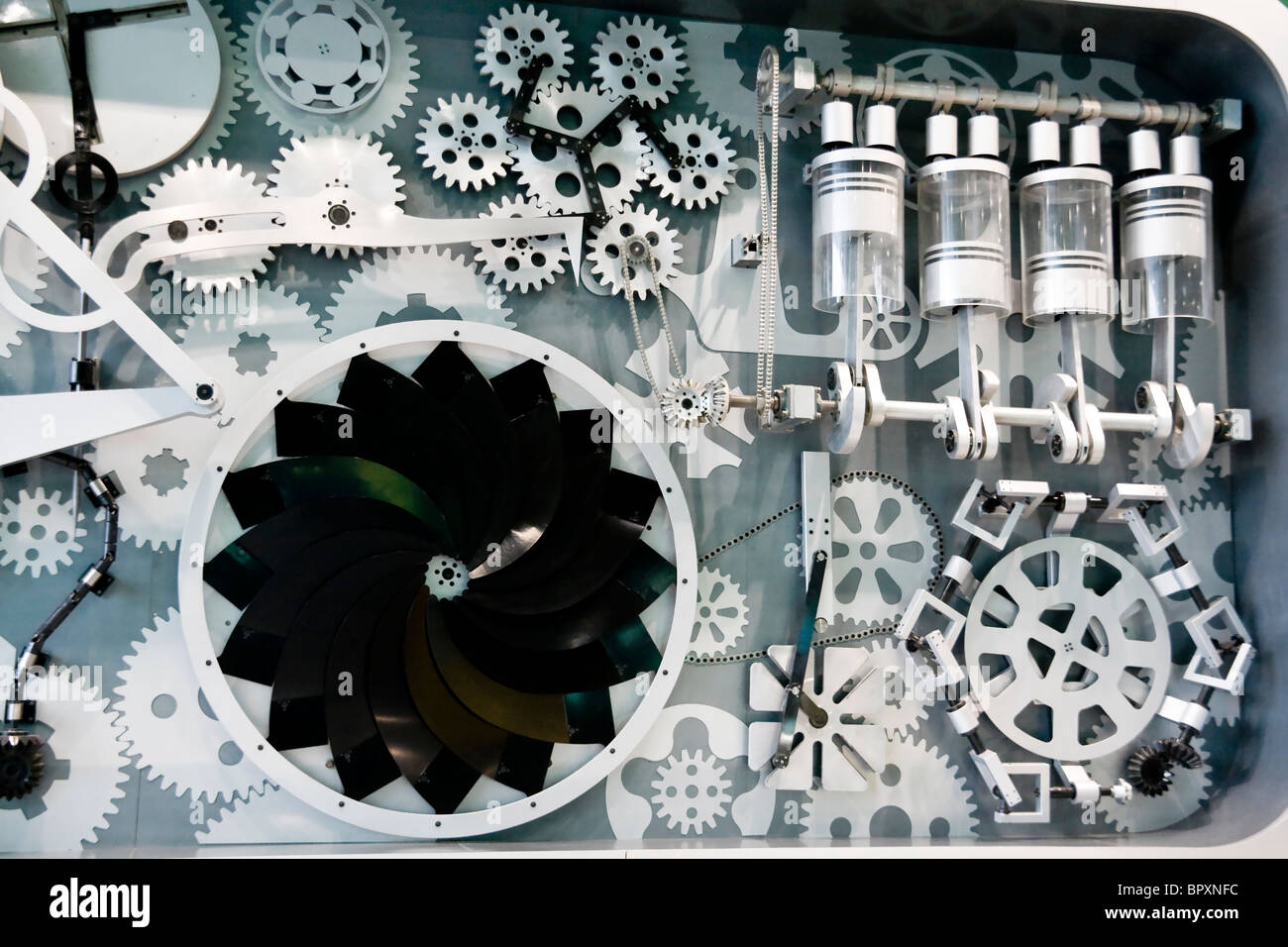 The working principle of various mechanical Stock Photo - Alamy