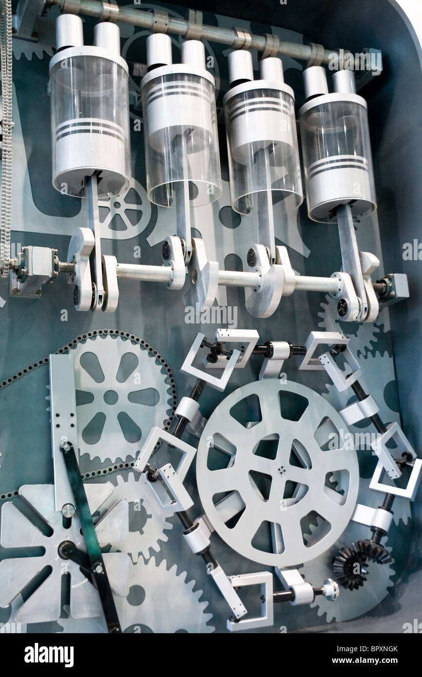 The working principle of various mechanical Stock Photo - Alamy