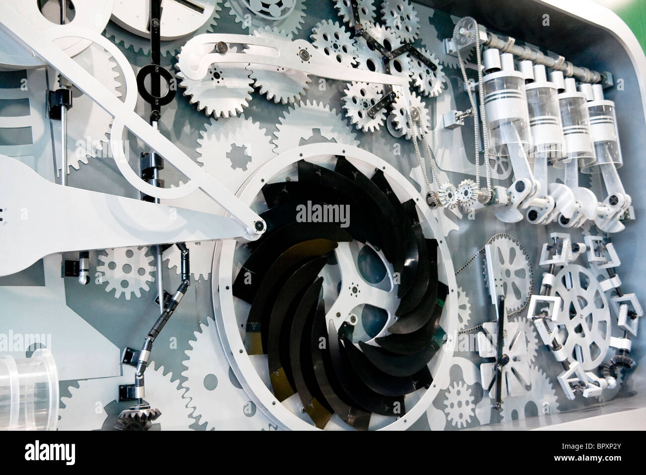 The working principle of various mechanical Stock Photo - Alamy