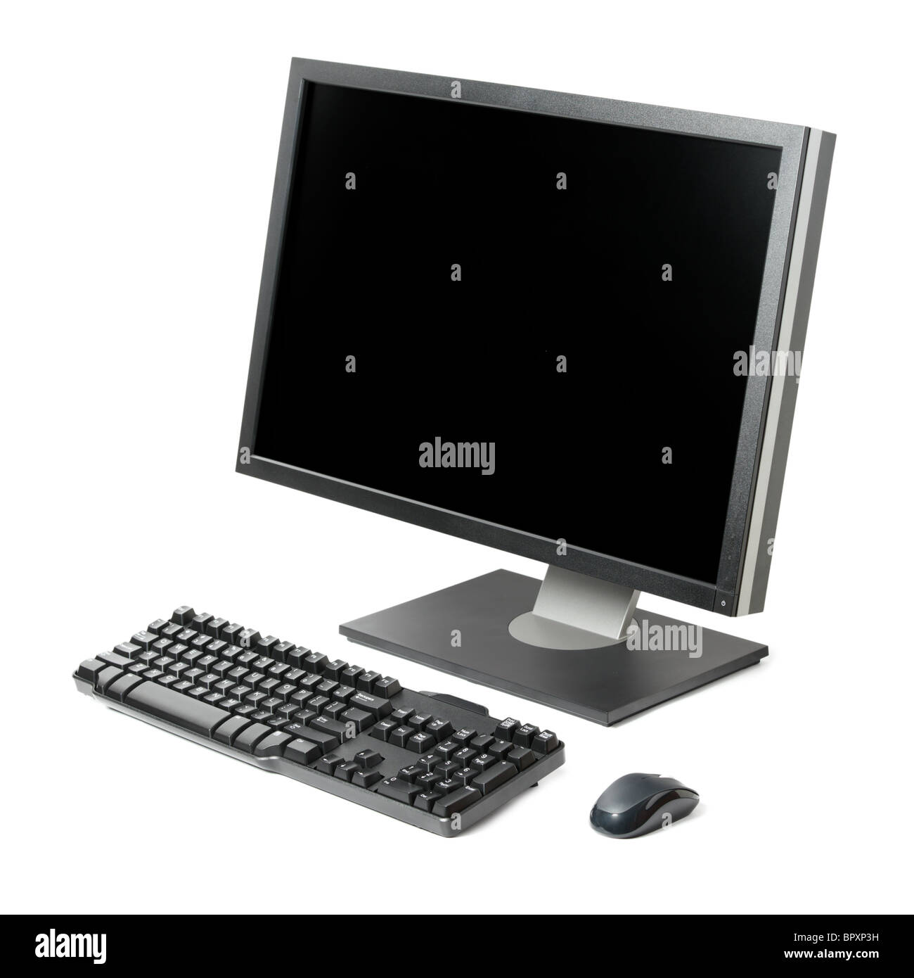 Computer workstation isolated Stock Photo - Alamy