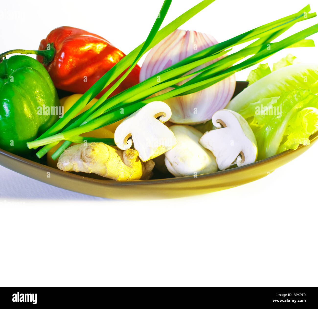 assorted fresh vegetables, base for a healty diet and nutruition Stock ...