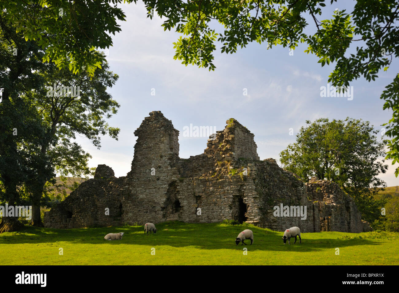 Pendragon Castle, Eden Valley, Mallerstang, Cumbria, England, United ...