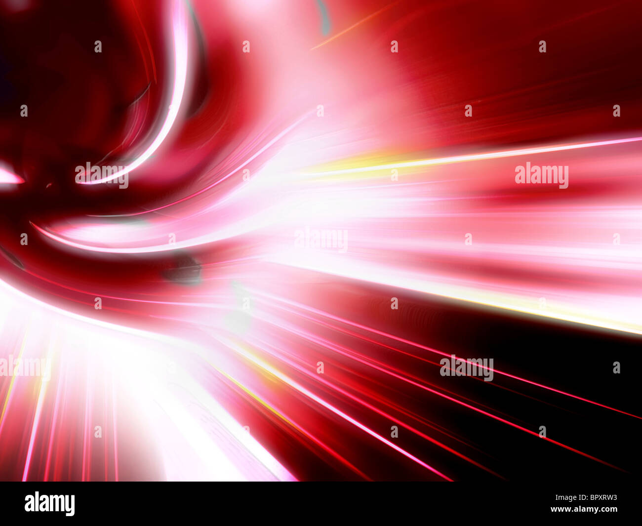 Illustration of a glowing red swirl Stock Photo - Alamy