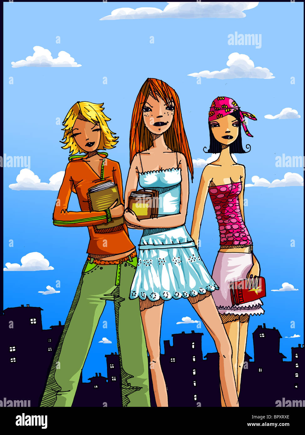 Cliques school hi-res stock photography and images - Alamy