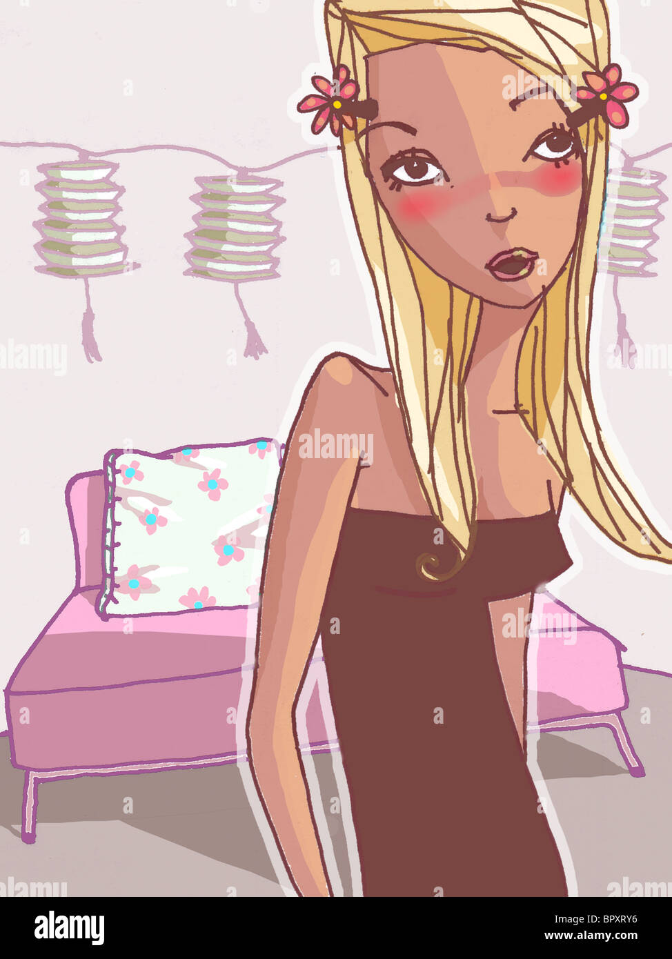 Blushing Embarrassed High Resolution Stock Photography and Images - Alamy