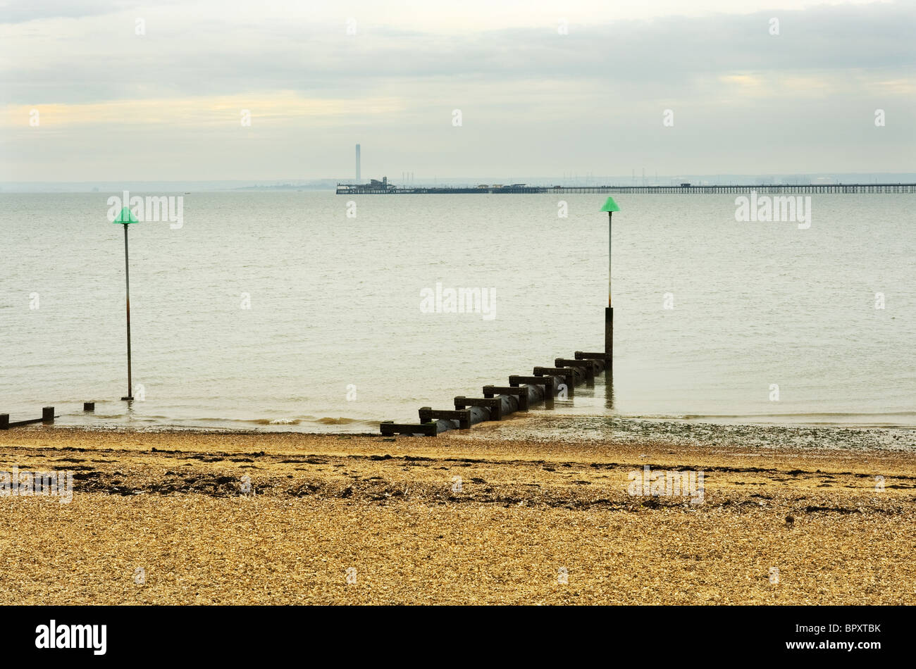 The Jubilee Beach in Southend on Sea in Essex. Photo by Gordon Scammell ...