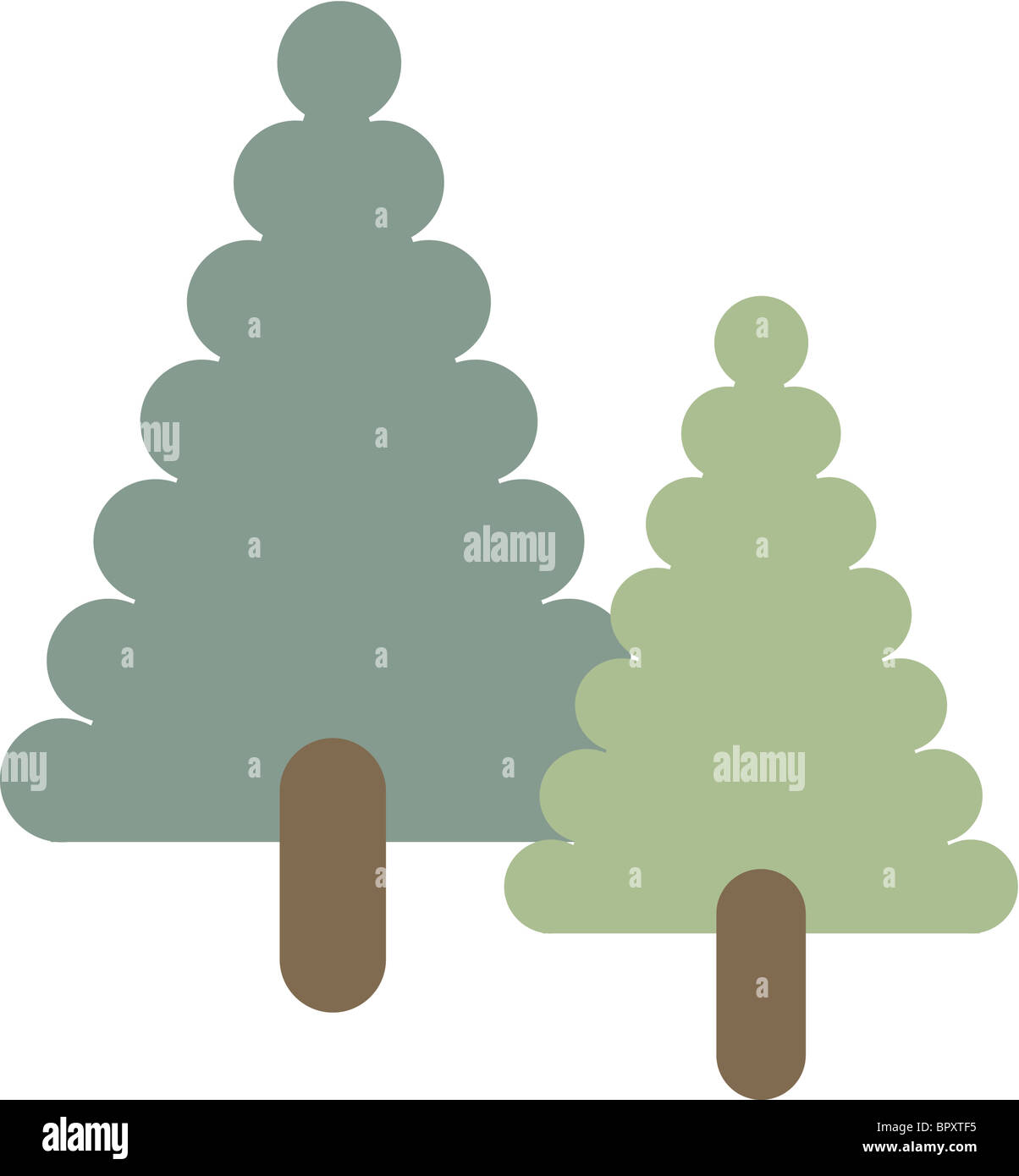 Pair of trees hi-res stock photography and images - Alamy