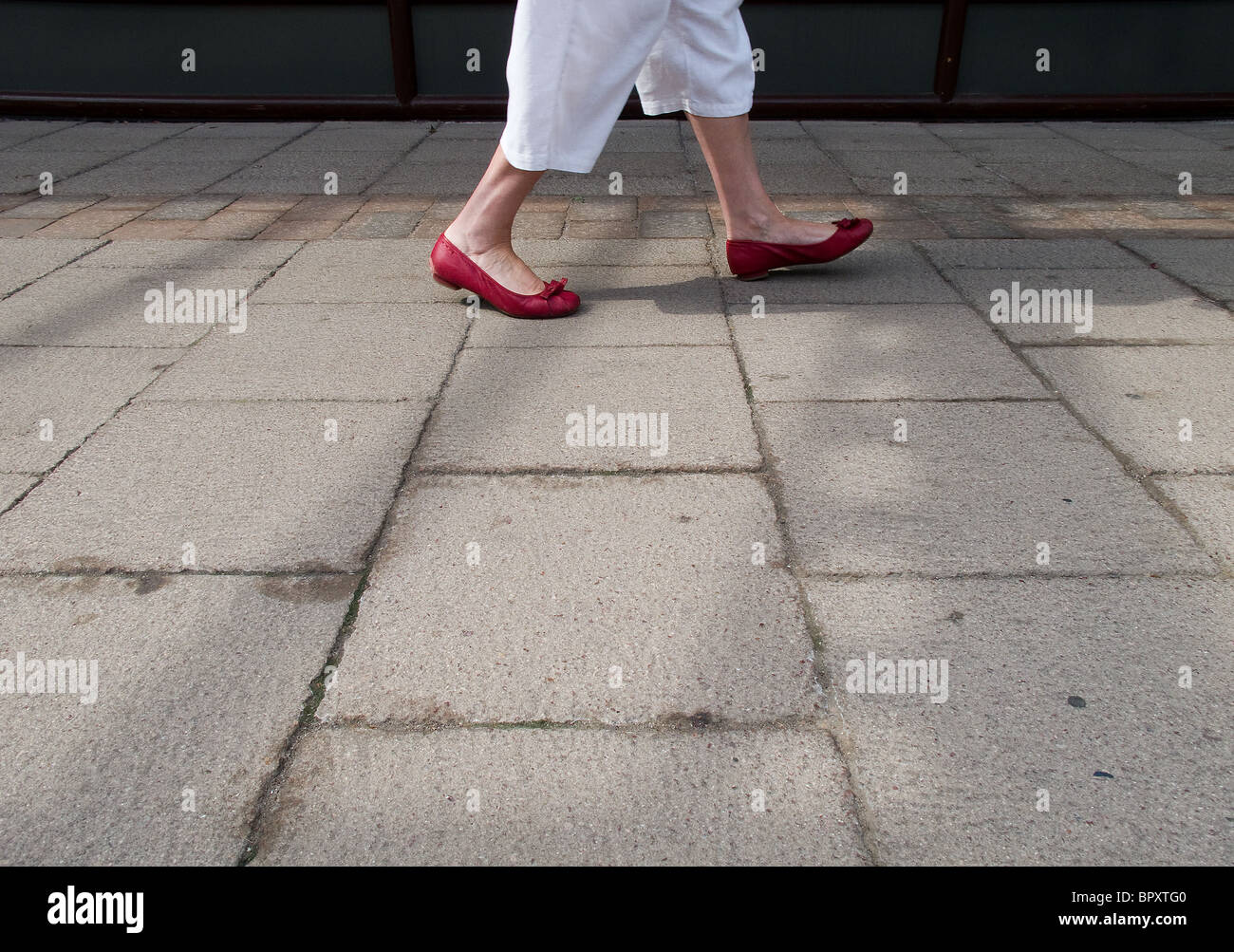 Pavement sidewalk person hi-res stock photography and images - Alamy