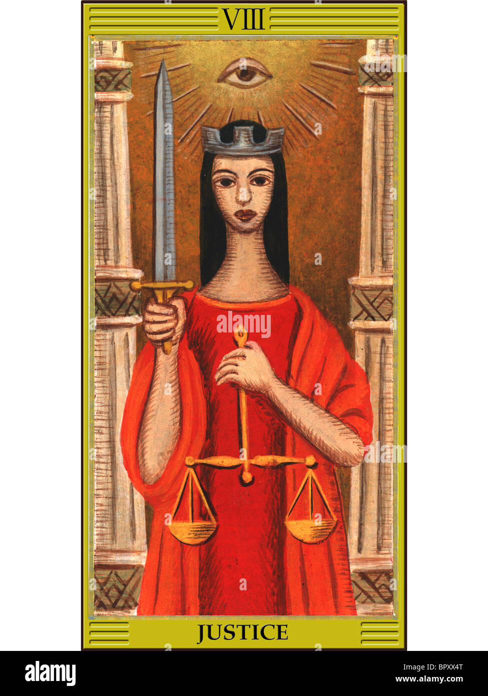 Justice tarot hi-res stock photography and images - Alamy