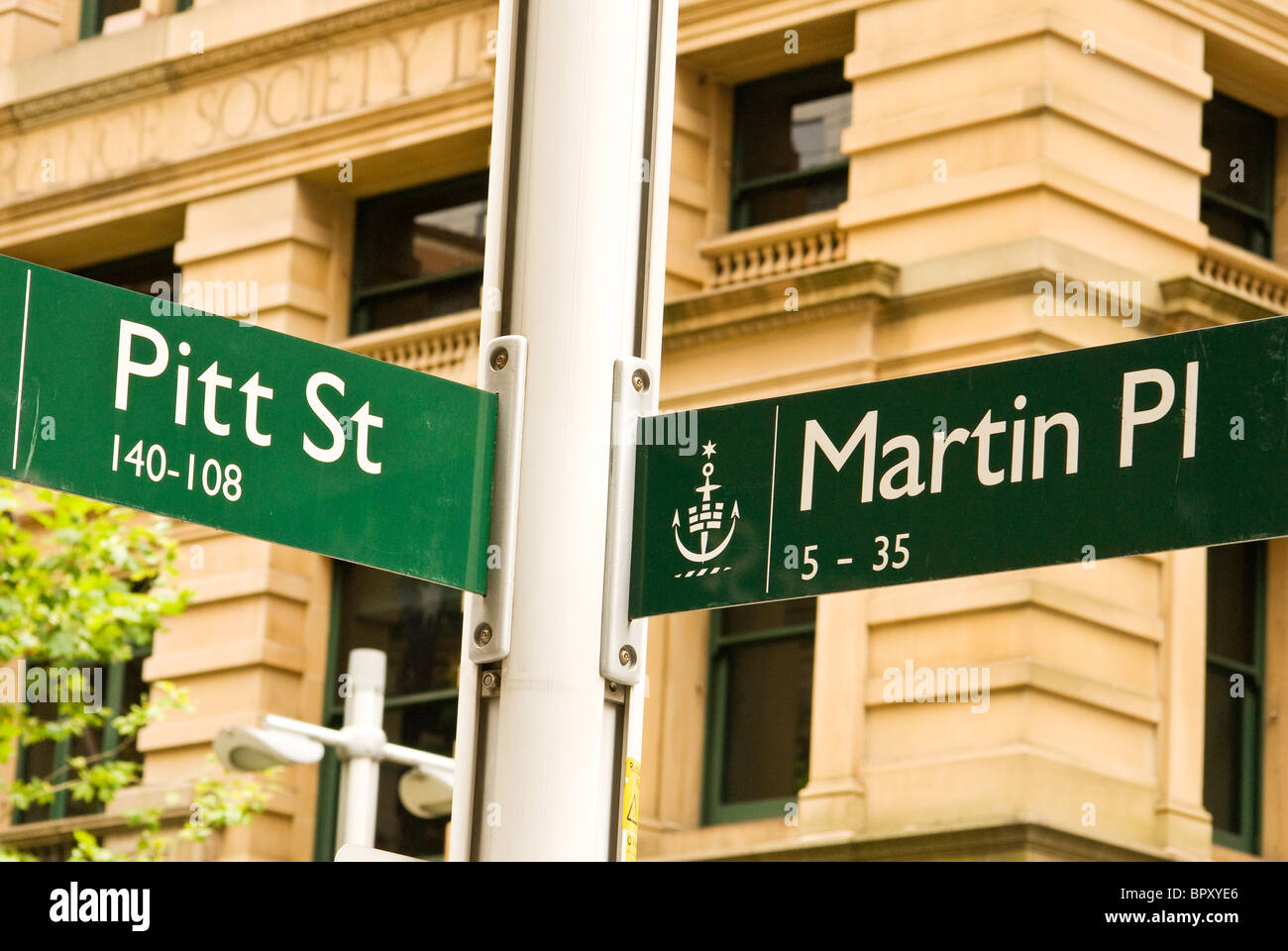 Sydney street sign Stock Photo - Alamy