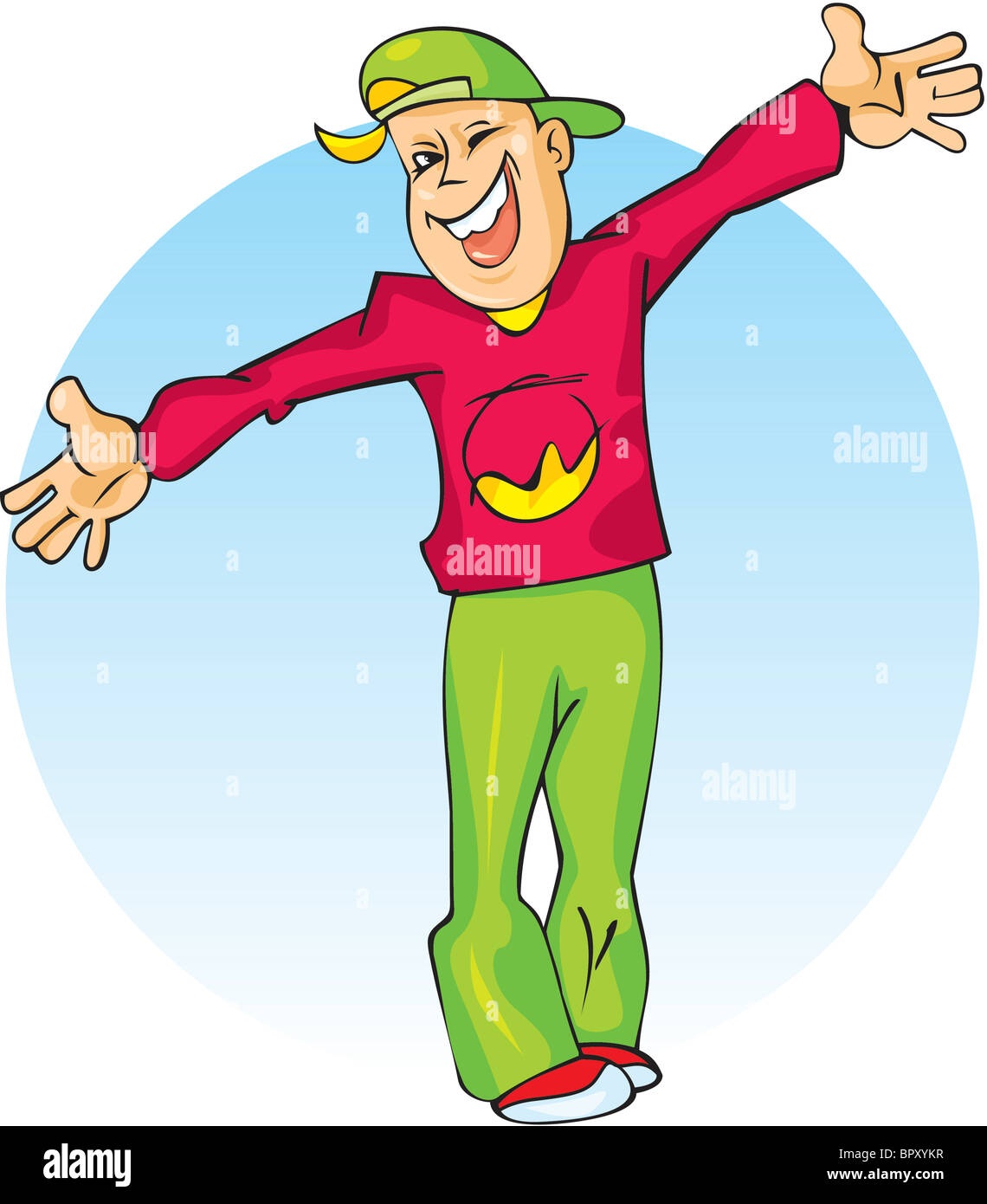 Boys arms out wide hi-res stock photography and images - Alamy