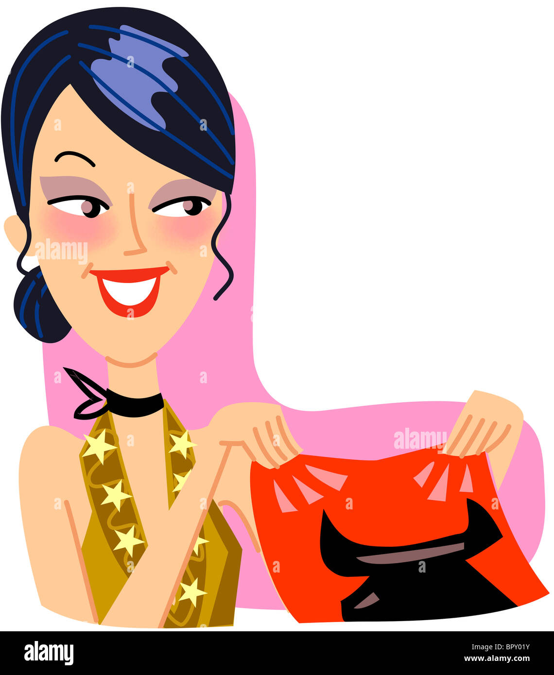 Cartoon handkerchief hi-res stock photography and images - Alamy