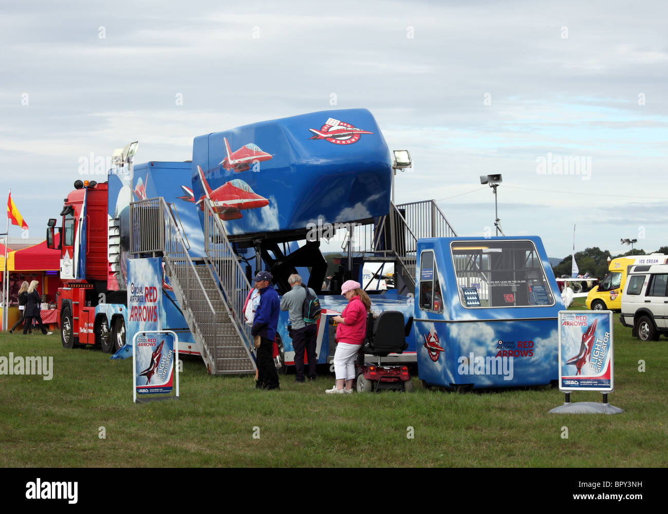 Red Arrows Flight simulator at Dunsfold Wings and Wheels 2010 Stock ...