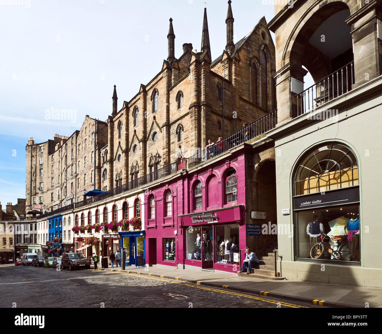 Edinburgh victoria street hi-res stock photography and images - Alamy