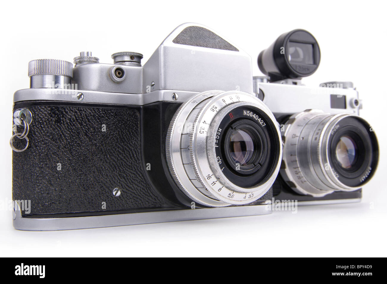 Retro photographic cameras Stock Photo - Alamy