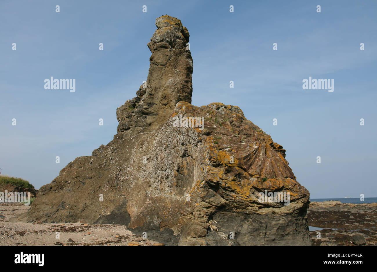 The Rock and Spindle Fife Scotland September 2010 Stock Photo - Alamy