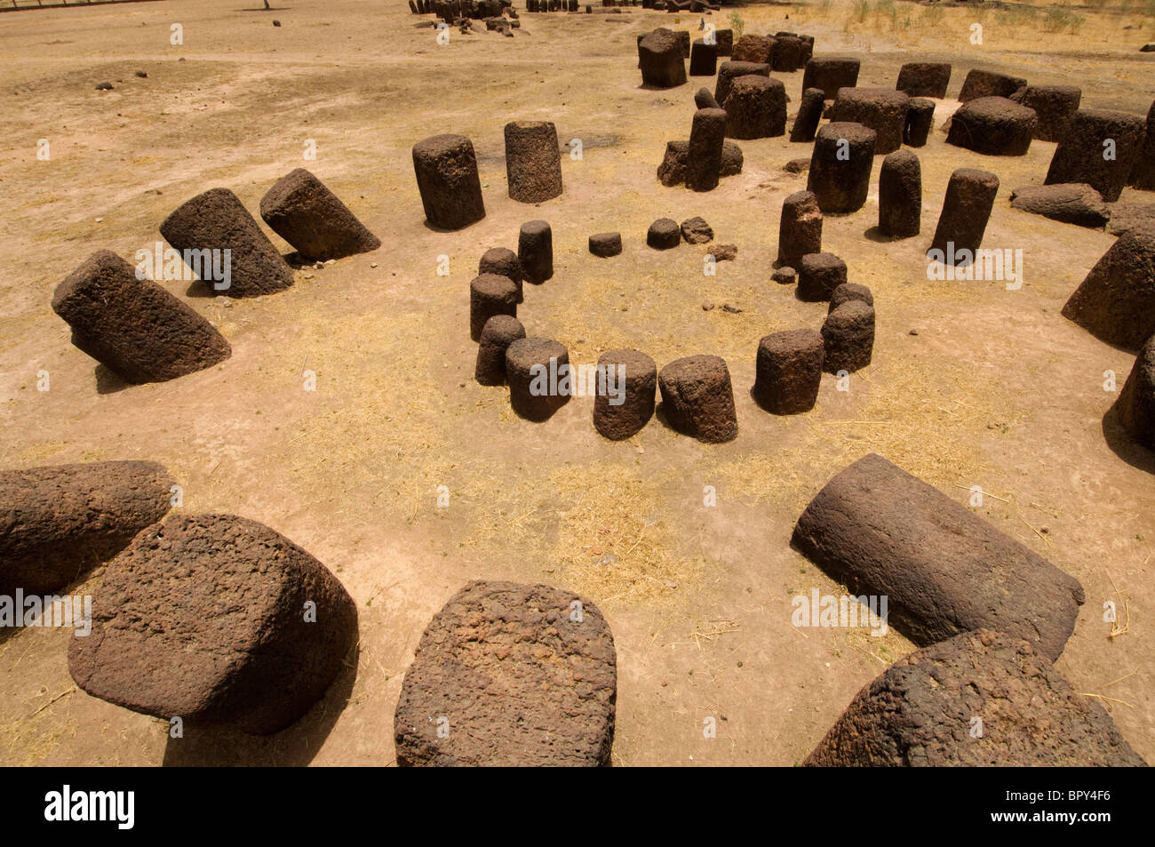 concentric stone circles, near Nioro du Rip, Senegal Stock Photo - Alamy