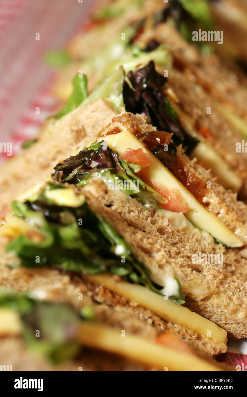 Selection of Sandwiches Stock Photo - Alamy
