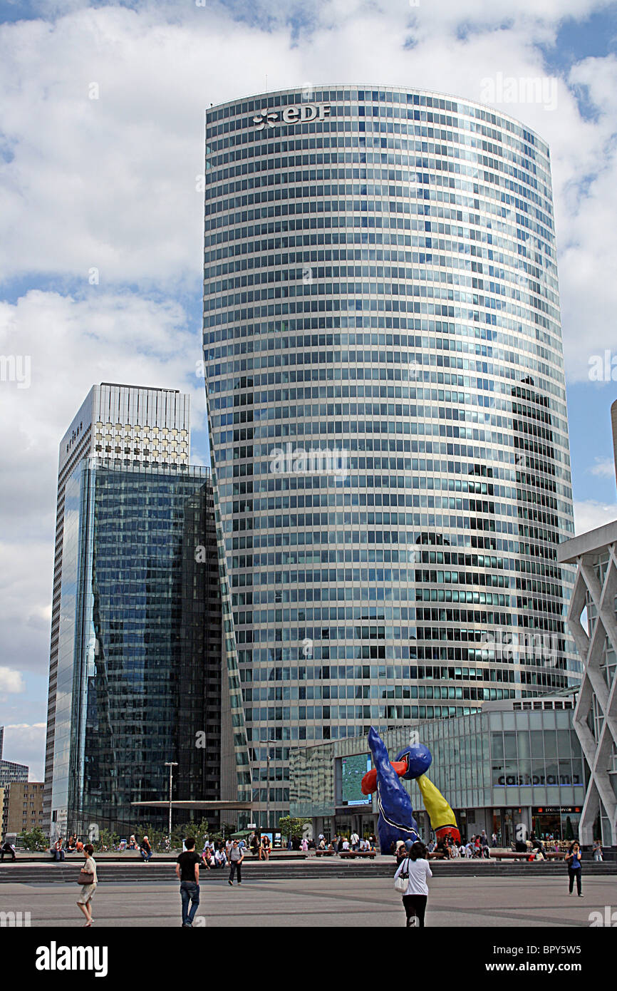 EDF Building, La Défense, Paris Stock Photo - Alamy